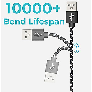 AGOZ Micro USB Charger Cable for Bose SoundLink Color Bluetooth Speaker, 2, 3,Mini 2,Headphones II AE2W,QuitComfort QC20,QC30, QC35,Revolve Plus, SoundSport, UE Boom, WONDERBOOM 2(10ft)