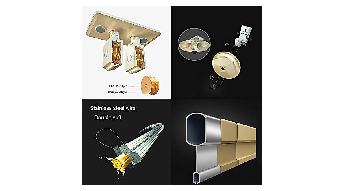 150cm Smart Pulley Drying Rack for Easy Laundry