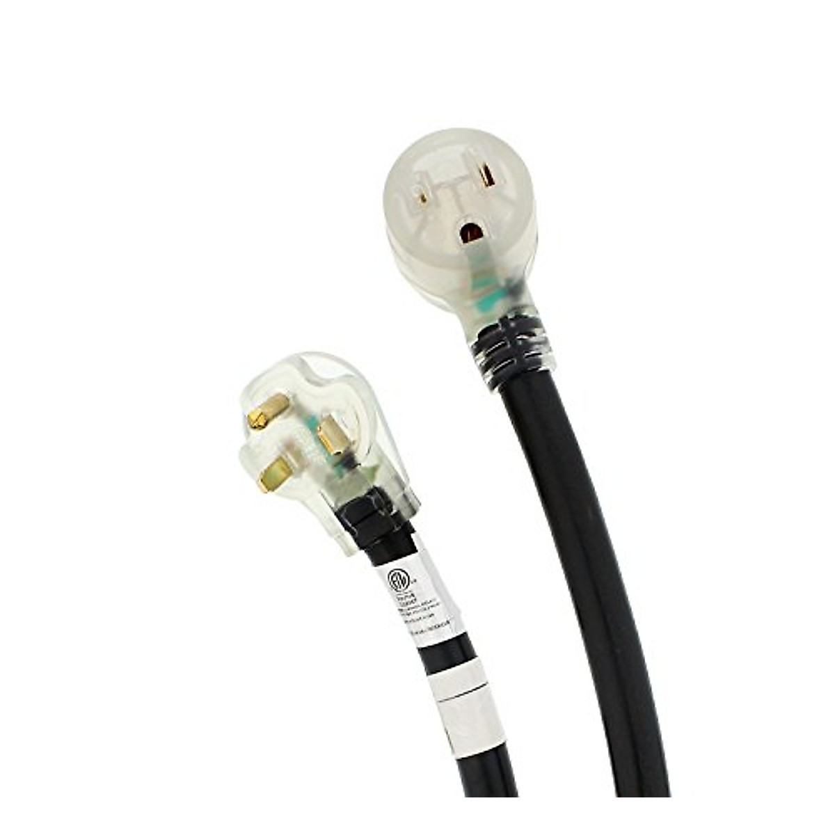 ABN Welding Cable 25ft 8 AWG 40A with Lighted Receptacle and STW Jacket