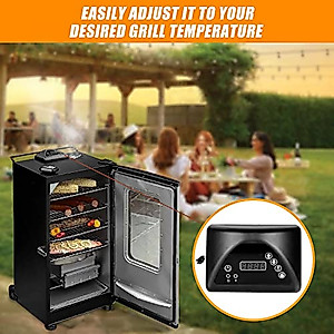 Digital Electric Smoker Control Panel Compatible with Masterbuilt 20071317/20071117 / 21071218 and More Masterbuilt Electric Smoker Grill Models Replace 9907160014