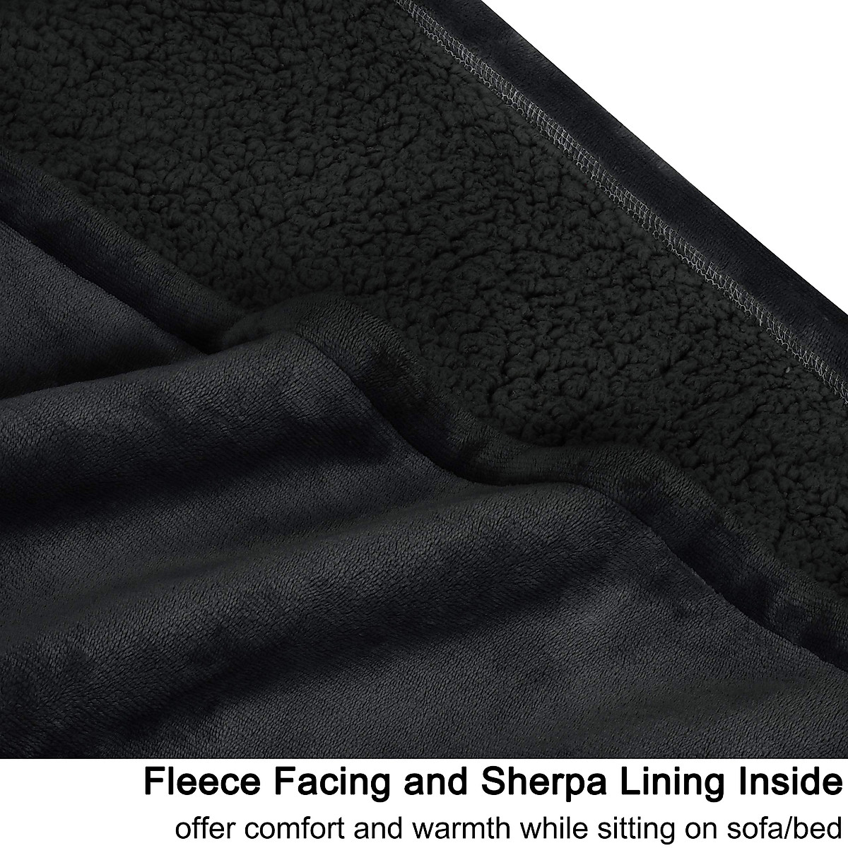 Solaris Panda Wearable Blanket Hoodie for Kids - Warm Soft Gift, Oversized Cozy Sherpa Fleece Sweatshirt Pullover for Teens, Girls, Boys, Large Pocket