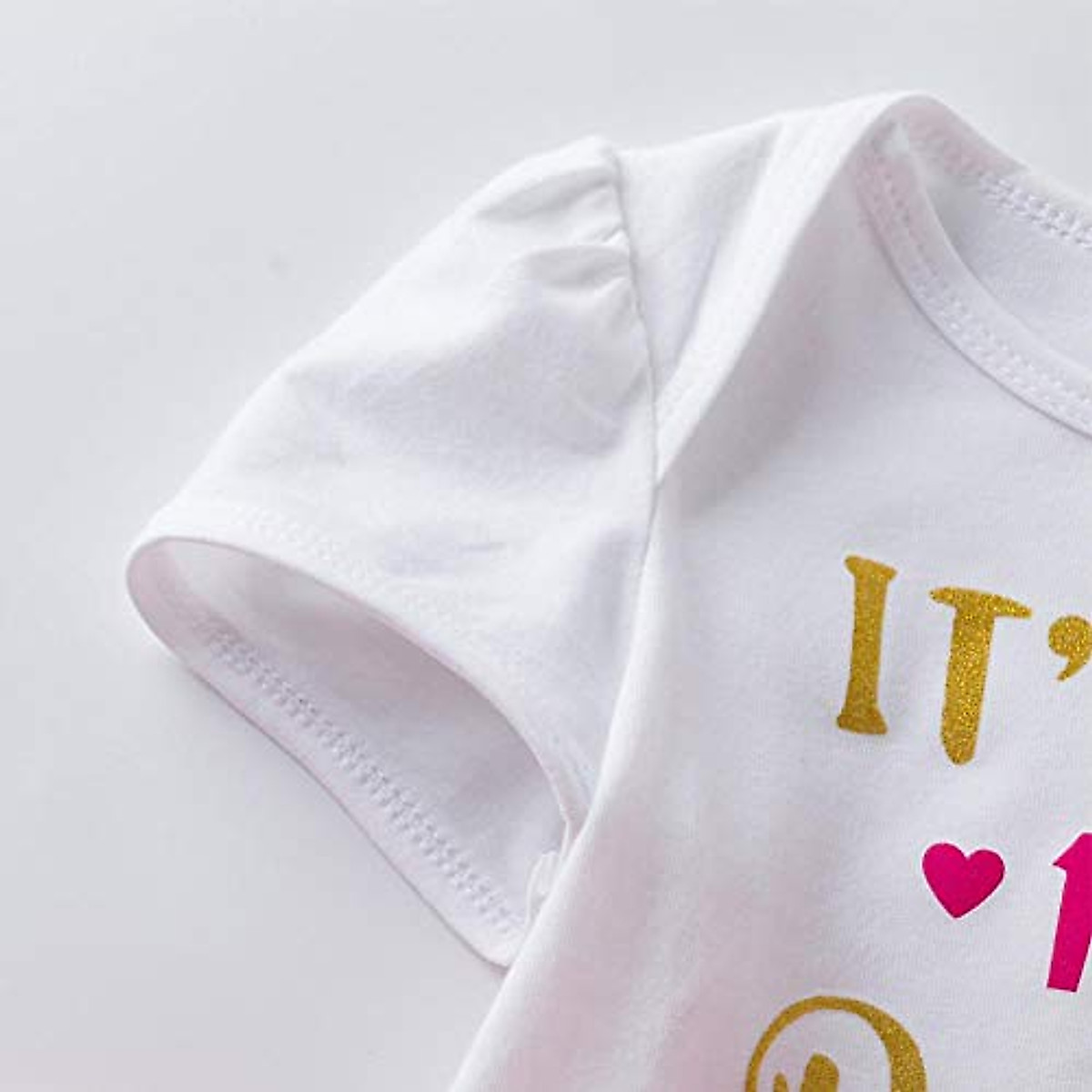 It’s My 1/2 / 1st / 2nd Birthday Outfit Baby Girls Romper Tutu Dress with Ruffle Tulle Skirt + Shiny Crown Headband Cake Smash Dress Clothes 2PCS Set for Photo Shoot Hot Pink 1/2 Birthday 6-12 Months