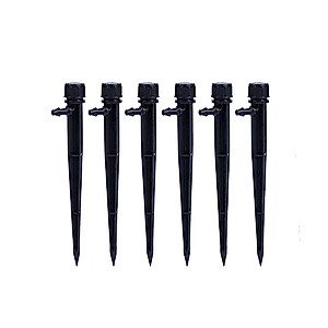 60 Piece of Drip Irrigation Emitters and Parts or Professional Irrigation Drippers and Drip Emitters or Sprinkler System Parts and Heads for 1/4 inch drip tubing