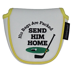 ReadyGOLF Send Him Home Embroidered Putter Cover - Mallet