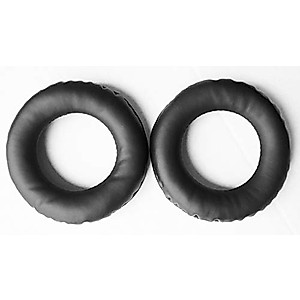Replacement Ear Pads Compatible with Samson Technologies SR850 SR950 Over-The-Head Headphones (Leatherette)