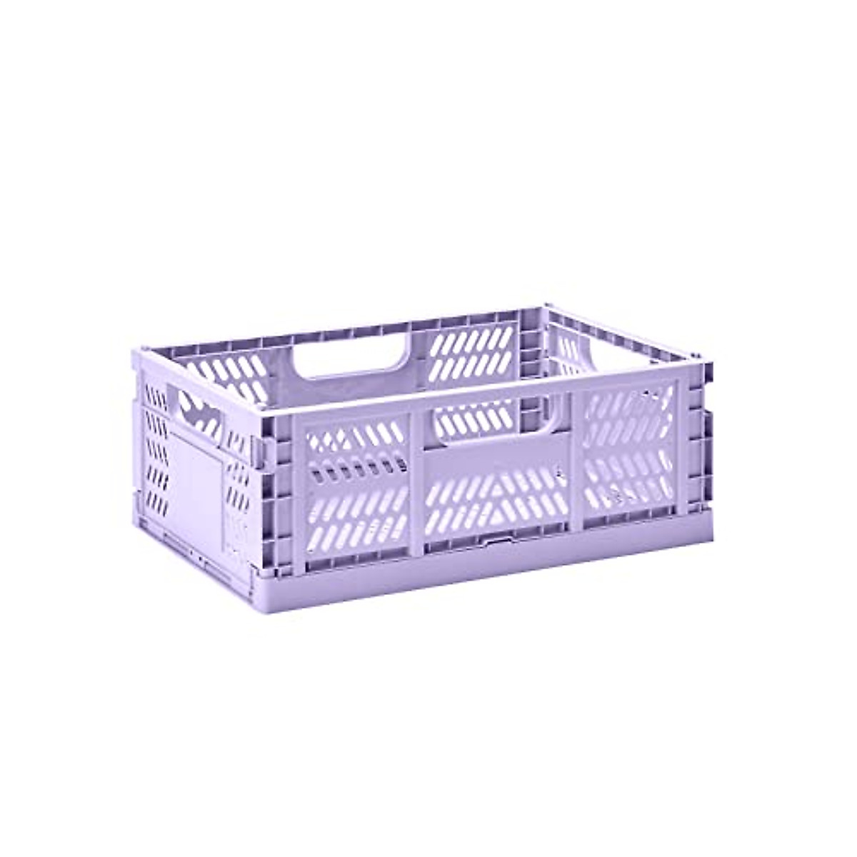 3 Sprouts Modern Folding Crate - Large - Lilac