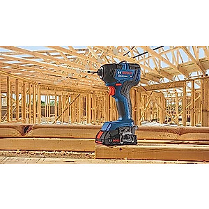BOSCH GDR18V-1800B12 18V Brushless 1/4 In. Hex Impact Driver Kit with (1) 2 Ah Standard Power Battery