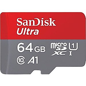 SanDisk 64GB Ultra microSD UHS-I Card for Chromebooks - Certified Works with Chromebooks - SDSQUA4-064G-GN6FA