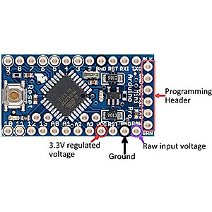 SparkFun Pro Mini ATmega328-3.3V/8MHz Development Board Compatible with Arduino Boards and IDE
