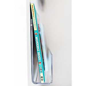 Peekaboo Clear Acrylic Shelves (24") - Set of 2