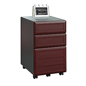 Ameriwood Home Pursuit Mobile File Cabinet, Cherry