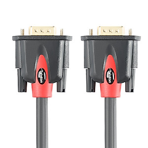 Tainston VGA to VGA Cable HD15 Monitor Cable with Ferrites Male to Male-100 Feet