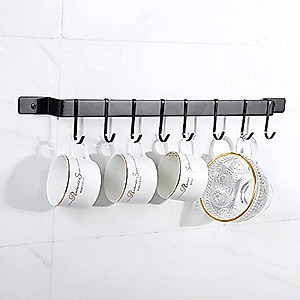 Kitchen Utensil Holder S Hook, Heavy Duty Metal Flat S Hooks for Hanging Pans & Pots (10 PCS)
