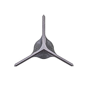 Muzzy One 100 Grain Machined Stainless Steel Ferrule 3-Blade Archery Broadhead, 3-Pack, Silver, 046" (283)