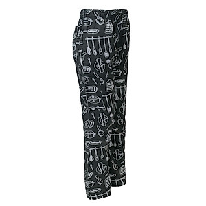 Chef Code Modern Fit Unisex Cargo Chef Pants, Elastic Waist CC220 (US, Alpha, 3X-Large, Regular, Regular, Pots & Pans)