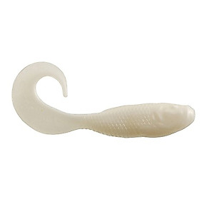 Berkley Gulp! Alive! Swimming Mullet Soft Fishing Bait, Pearl White, 3in - Half Pint 4x7