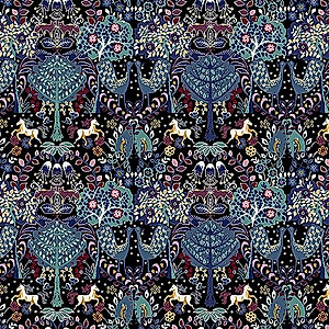 Vera Bradley Cotton Ultimate Travel Makeup Organizer Case, Enchantment