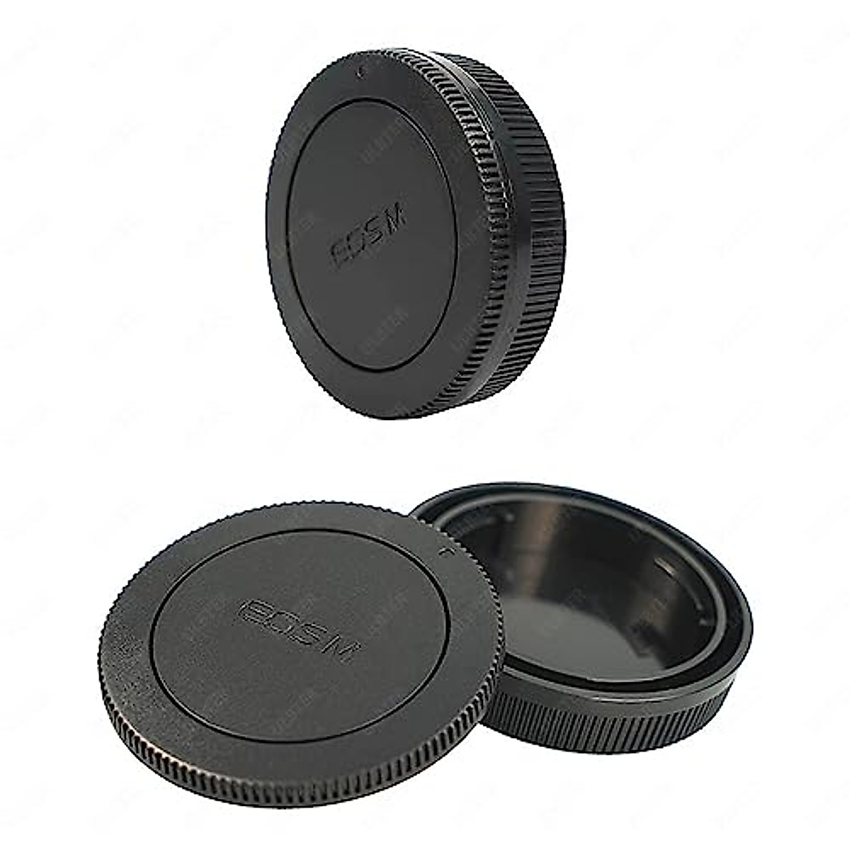 Body Cap & Rear Lens Cover for Canon EOS M50 Mark II M200 M100 M50 M6 Mark II M6 and More Canon EF-M Mount Camera and Lens