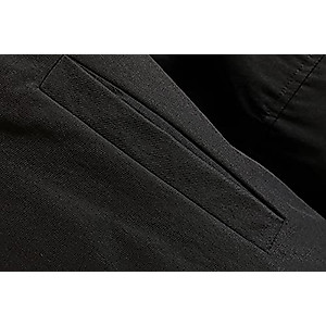 GURUNVANI Men’s Hooded Windbreaker Jacket Zip Up Patchwork Hoodie Anorak