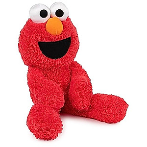 GUND Sesame Street Official Elmo Take Along Buddy Plush, Premium Plush Toy for Ages 1 & Up, Red, 13”