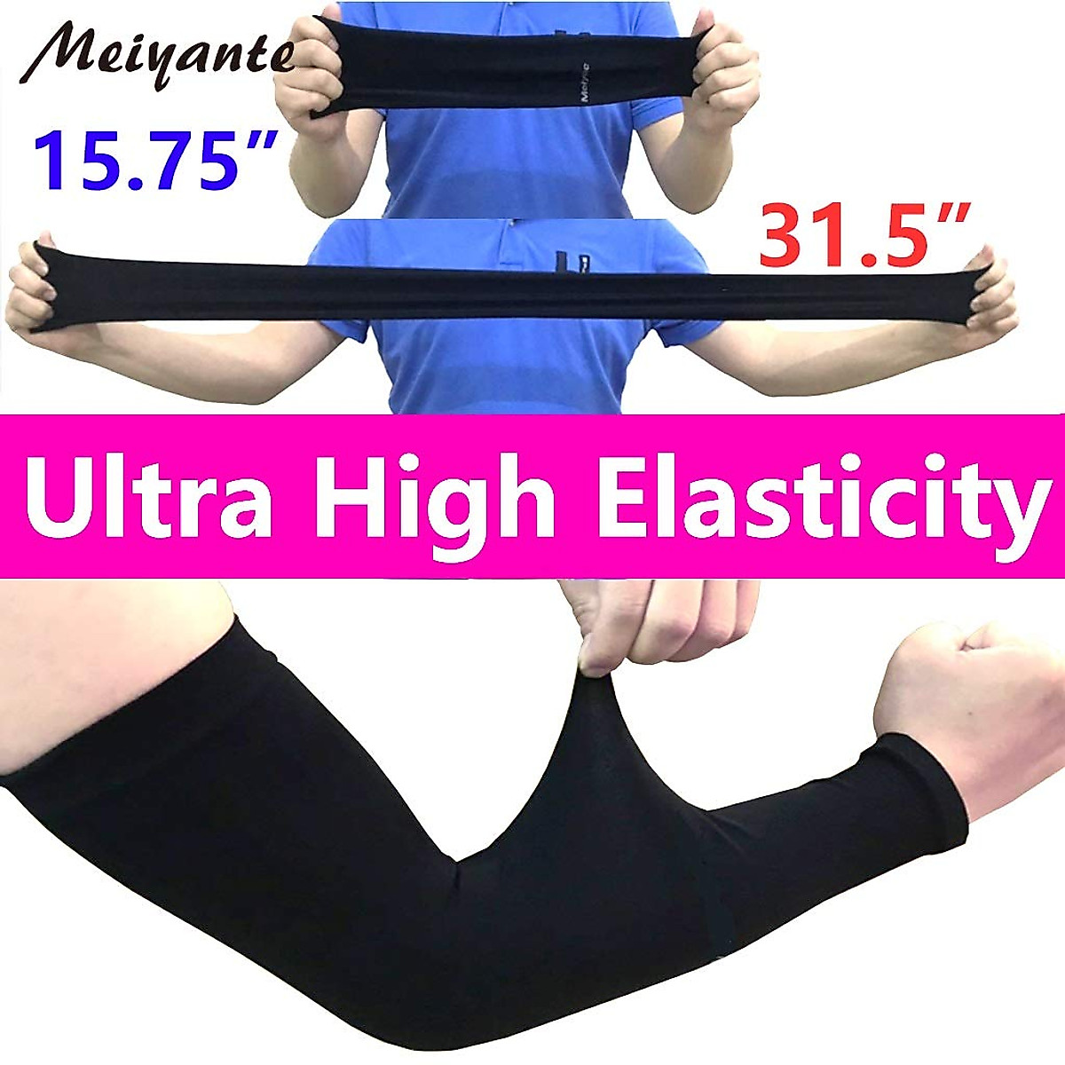Arm Sleeves for Men and Women – Tattoo Cover Up, Sun Protection - Cooling UPF 50 Compression - Basketball, Running Youth Boys Girl Stocking Stuffer For Men Women Kids