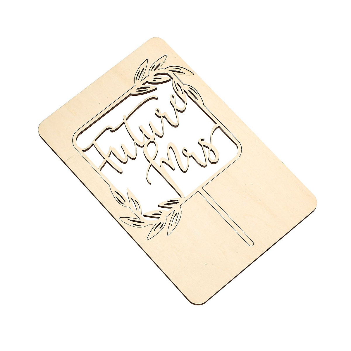 Future Mrs cake topper, Wedding Cake Topper,Bachelorette Party Decor,Bridal Shower Decor, Bridal Cake Topper, Bachelorette Rustic Wedding Party (Wood)