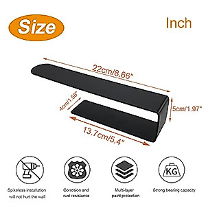 TocTen Hand Towel Bar/Towel Ring, No Drilling Stick on Wall Hand Towel Holder, SUS 304 Stainless Steel Hand Towel Rod, Strong Self Adhesive Hand Towel Hanger/Rack for Bathroom Kitchen