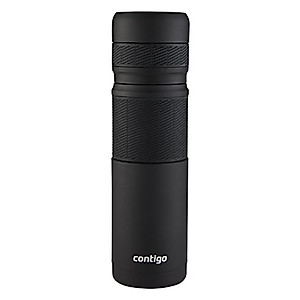Contigo 360° Pour Vacuum-Insulated Stainless Steel Thermal Bottle, 25 oz., Painted Black