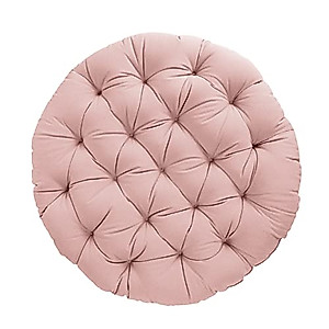 Mozaic Home Papasan Cushion, 48 in x 48 in x 4 in, Blush Pink