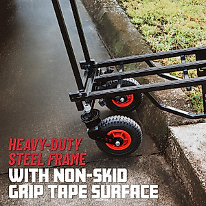 Gator Frameworks All-Terrain Folding Multi-Utility Cart with 30-52” Extension & 500 lbs. Load Capacity (GFW-UTL-CART52AT)