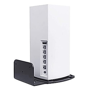 VOMENC Linksys Velop WiFi 6 Mesh Router Wall Mount Bracket Wall Mount Stand Holder,WiFi Accessories for Linksys Velop WiFi 6 MX5 with Easy Installation and Space Saving (2-Pack)
