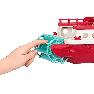 Battat- Wonder Wheels- Pool And Bath Toys For Babies, Toddlers – Floating Toy Boat For Water Play – Recyclable Materials- Ferry Boat – 1 year +