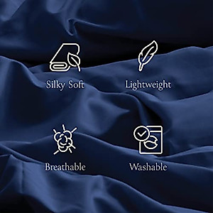 BELADOR Silky Soft Queen Sheet Set - Luxury 6 Piece Bed Sheets for Queen Size Bed, Secure-Fit Deep Pocket Sheets with Elastic, Breathable Hotel Sheets and Pillowcase Set, Wrinkle Free Oeko-TEX Sheets