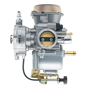 Triumilynn Carburetor for Su-zu-ki LTF 250 Ozark 2002-2009, for Su-zu-ki LTZ 250 Quadsport 250 Carb 2004-2009, for Su-zu-ki LT-F250F Ozark 2002-2003, Replace# 13200-05G01