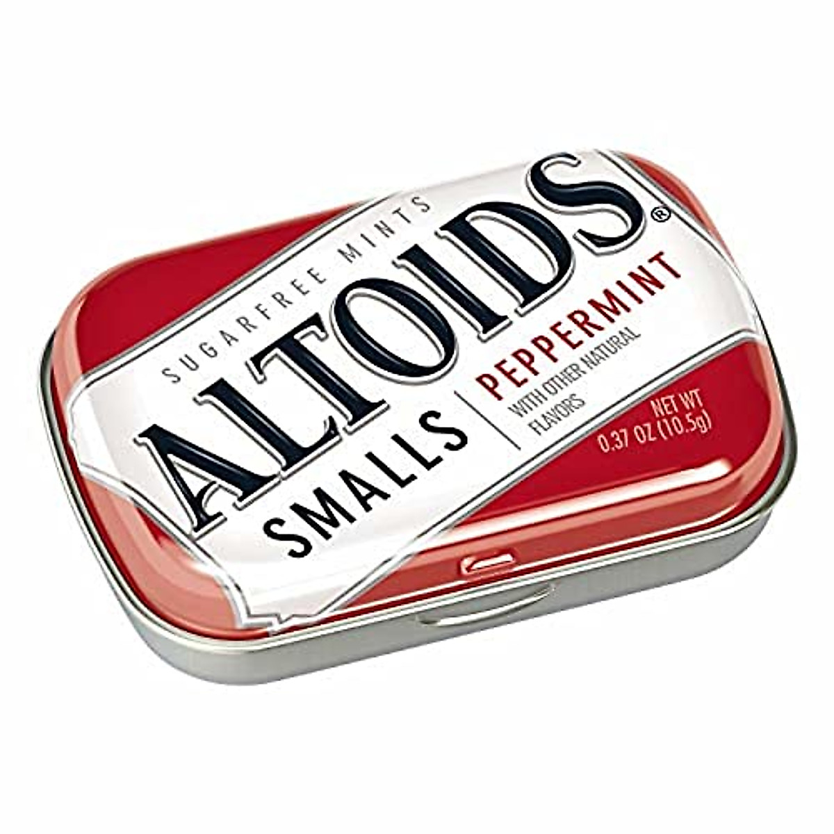 ALTOIDS Small Peppermint Breath Mints Sugar Free Hard Candy Bulk, 0.37 oz Tin (Pack of 9)