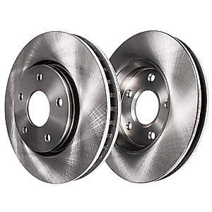 Detroit Axle - Complete FRONT 12.59" Disc Brake Rotors for 2009 2010 2011 2012 2013 2014-2016 2017 2018 2019 Nissan Maxima - [09-11 Nissan Murano]