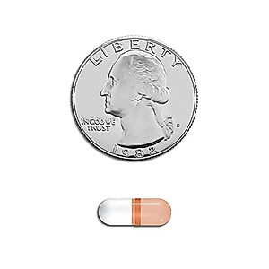 Equate Omeprazole Mini Capsules 20 mg, Acid Reducer, 42 Count + Luall Fridge Magnet