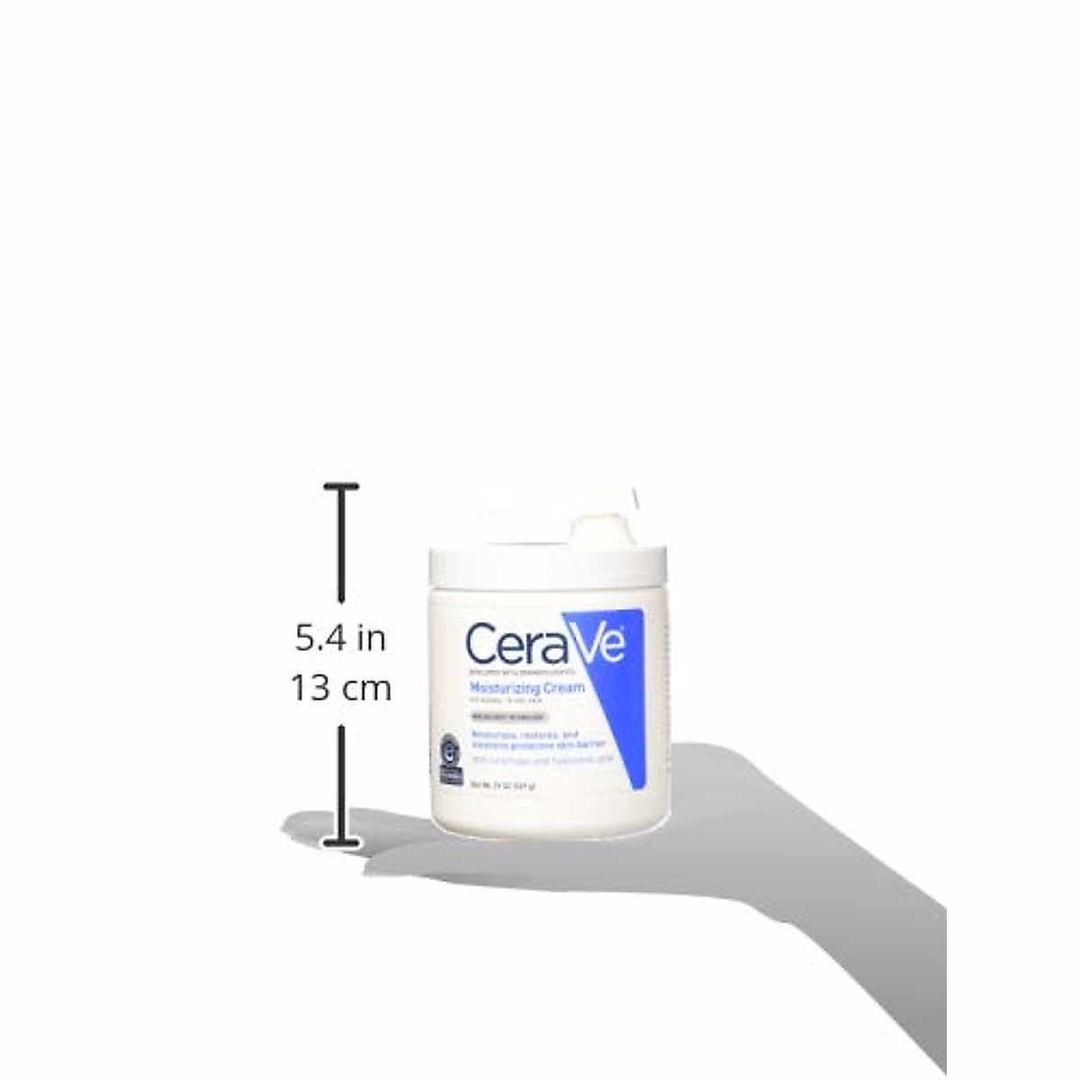 CeraVe Moisturizing Cream With Pump for Normal To Dry Skin, 19 Ounce