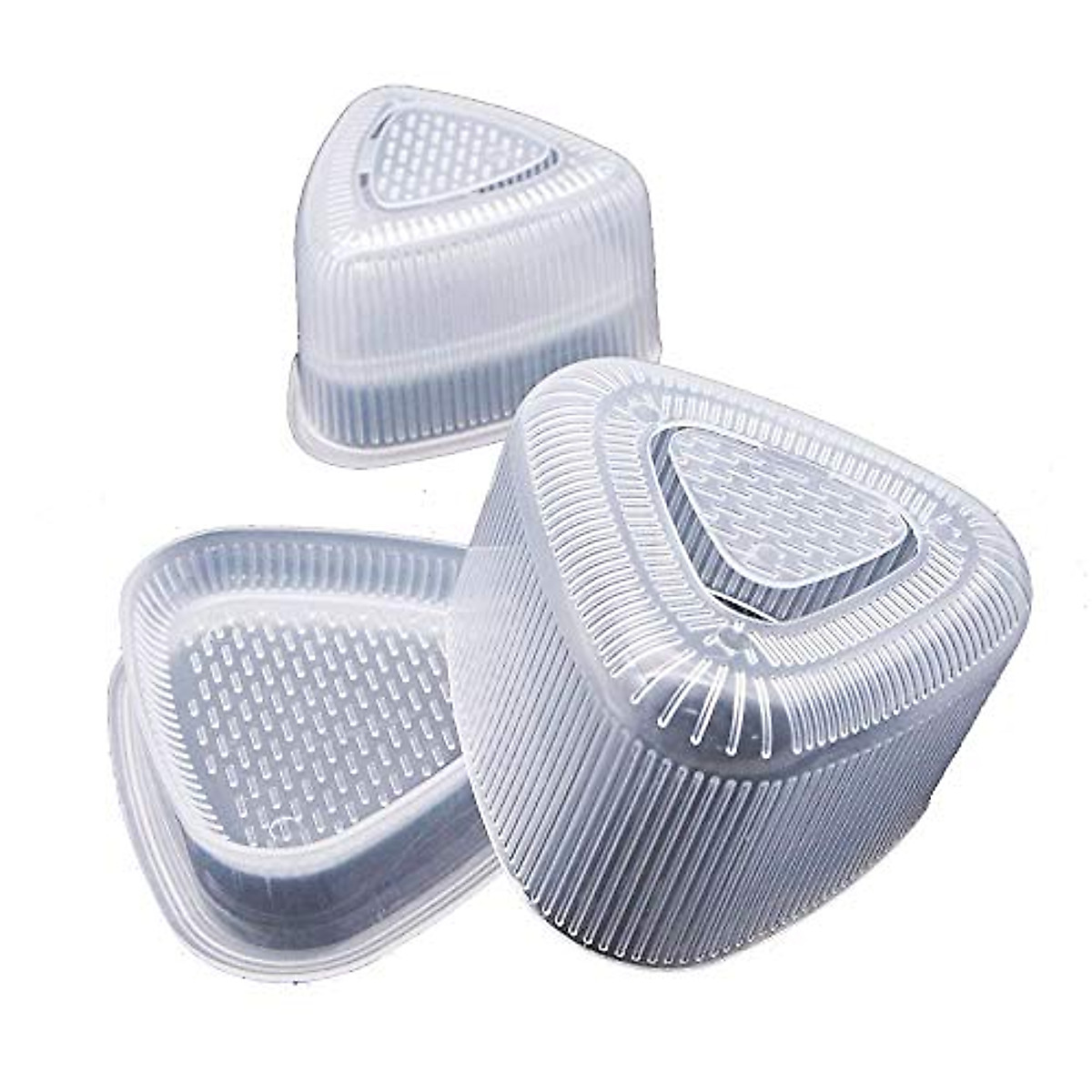 kxkxvovo Triangle Sushi Mold Form Sushi Mold Onigiri Rice Mold DIY Tool, White 2 pcs