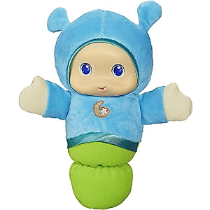 Playskool Blue Glo Worm Stuffed Lullaby Toy for Babies with Soothing Melodies