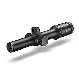 Zeiss Conquest V6 1-6x24 Riflescope with ZMOA Illuminated Reticle with External Locking Single Turn Turret with Ballistic Stop and Fogproof Waterproof T* Coated Glass, Black