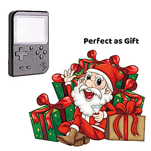 Handheld Games Console with 400 Classic Games, Handheld Video Game Console with Rechargeable Battery, Retro Gaming Console for Kids, Christmas Birthday Present Game Toy for Boy Girl Children