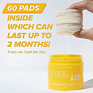 I DEW CARE Power Plug I Natural Retinol Alternative Bakuchiol Firming Night Cream + Peel Lit Citric Acid Peel Pads Bundle