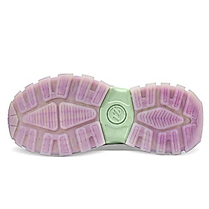 Womens Sneakers Athletic Running Mesh Walking Lightweight Tennis Sports Breathable Shoes,US 9,Cyan Purple