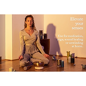 Meinl Sonic Energy Bronze Venus Flower Singing Bowl with Felt Ring and Cover (Synthesis Series) — Made in India — for Meditation, Yoga and Sound Healing Therapy, 7.6", 2-Year Warranty (SB-S-VF-1000)