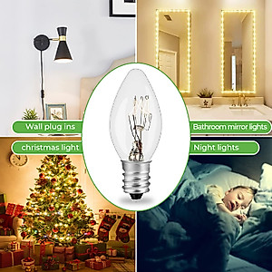 BULBMASTER 15 Watts Night Light Bulbs Replaces Scentsy Bulbs, Plug-in Warmers and Himalayan Salt Lamps Candelabra E12 Base 4-Pack