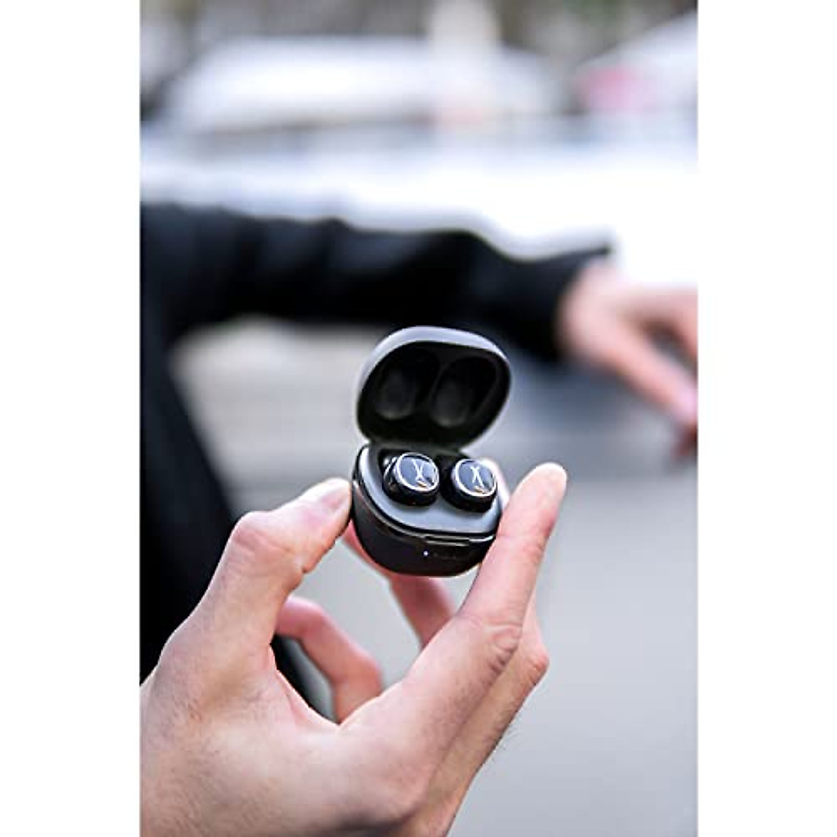 Altec Lansing NanoBuds 2.0 True Wireless Earbuds with Charging Case, TWS Waterproof Bluetooth Earphones with Touch Controls for Travel, Sports, Running, Working (Cool Grey)
