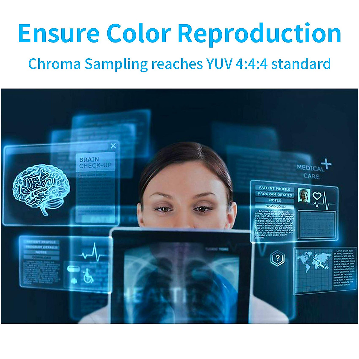 TreasLin KVM Extender USB KVM Over IP HDMI Extender 4K@30Hz 4:4:4 Video, Webcam Extender, Gigabit POE Network Switch,Support HDMI Audio 2CH/5.1CH/7.1CH/ Format and USB 2.0 with Independent EDID