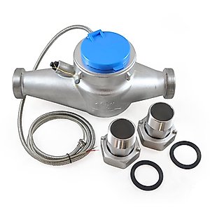 1.5" Water Meter - Stainless Steel, Pulse Output, NSF 61, NTEP