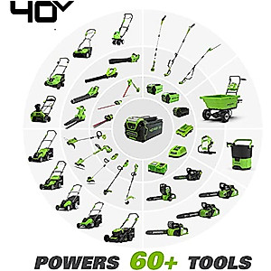 Greenworks 40V 24" Cordless Hedge Trimmer (1" Cutting Capacity), Tool Only